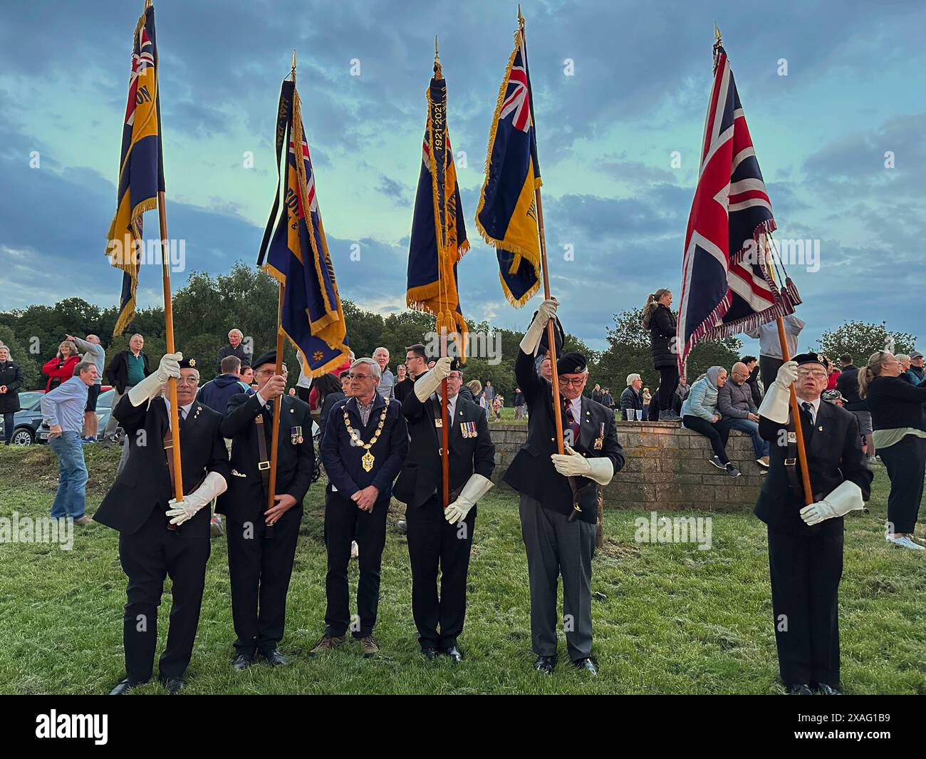 Epsom, Surrey, UK. 6th June, 2024. (D.Day 80yrs) Local residents of Surrey and the town of Epsom ...