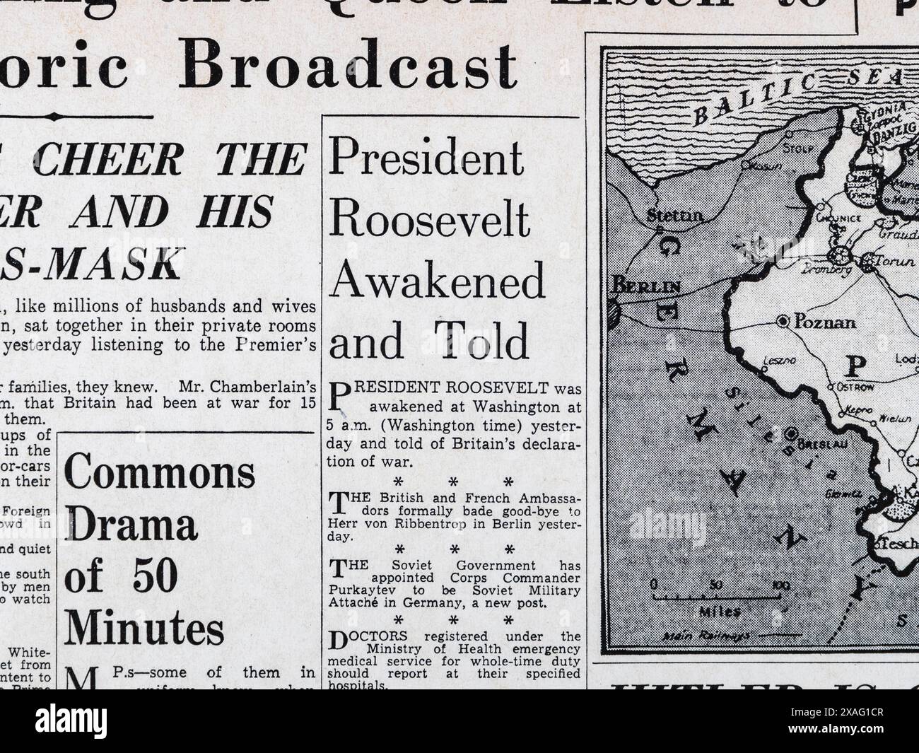 President roosevelt and 1939 hi-res stock photography and images - Alamy