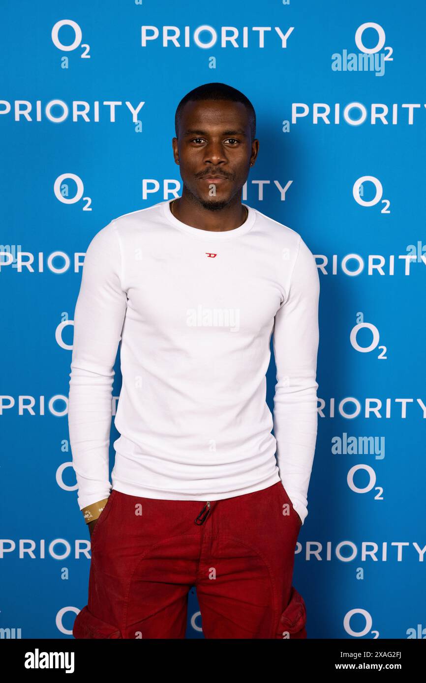 EDITORIAL USE ONLY Luke Trotman attends a D-Block Europe Priority gig ...