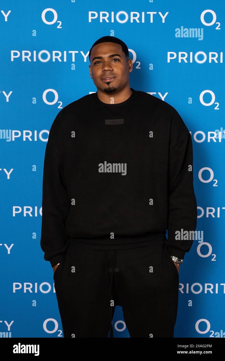 EDITORIAL USE ONLY Tyrique Hyde attends a D-Block Europe Priority gig ...