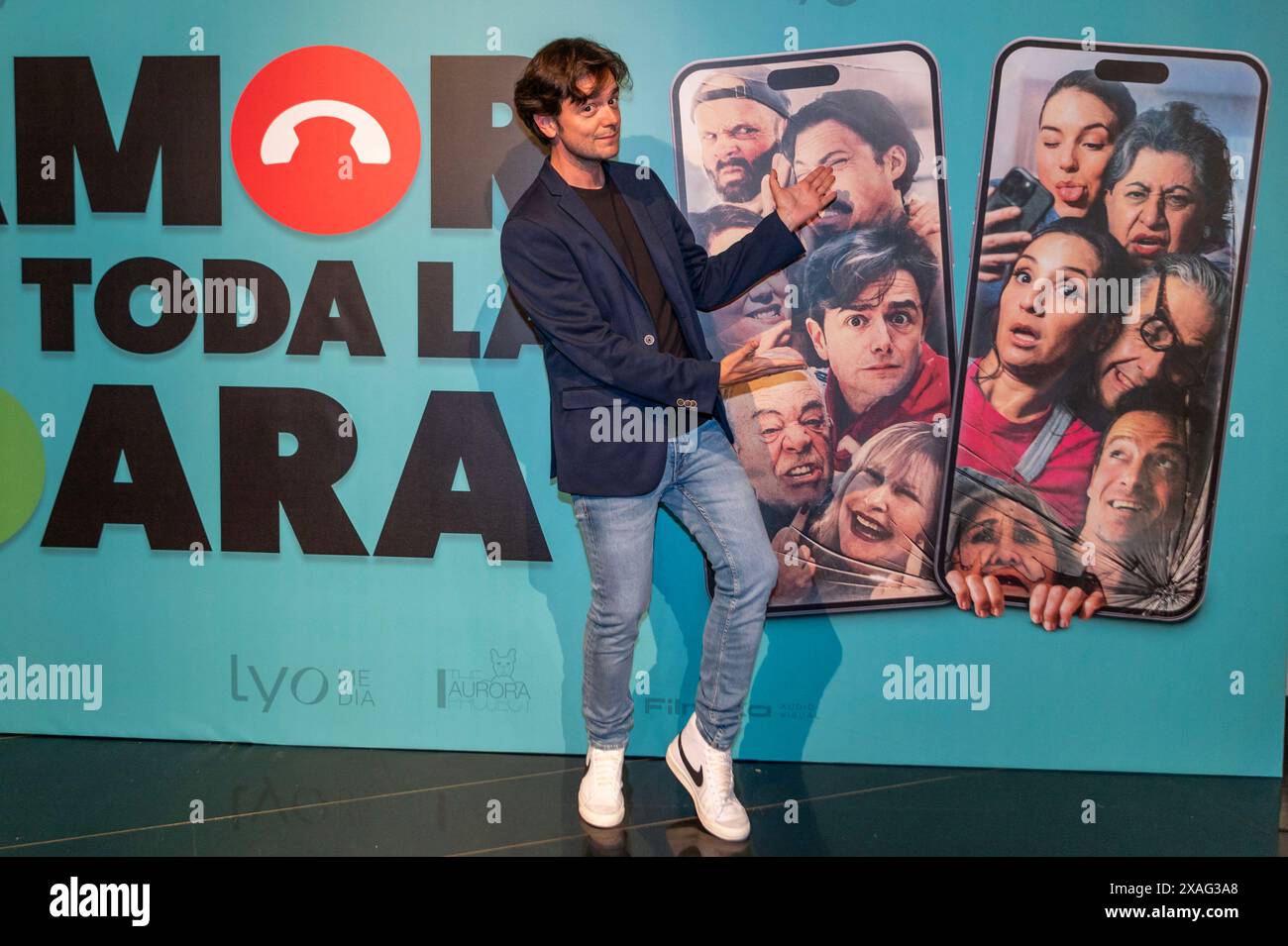 Madrid, Madrid, Spain. 6th June, 2024. GERALD B. FILLMORE, Actor ...