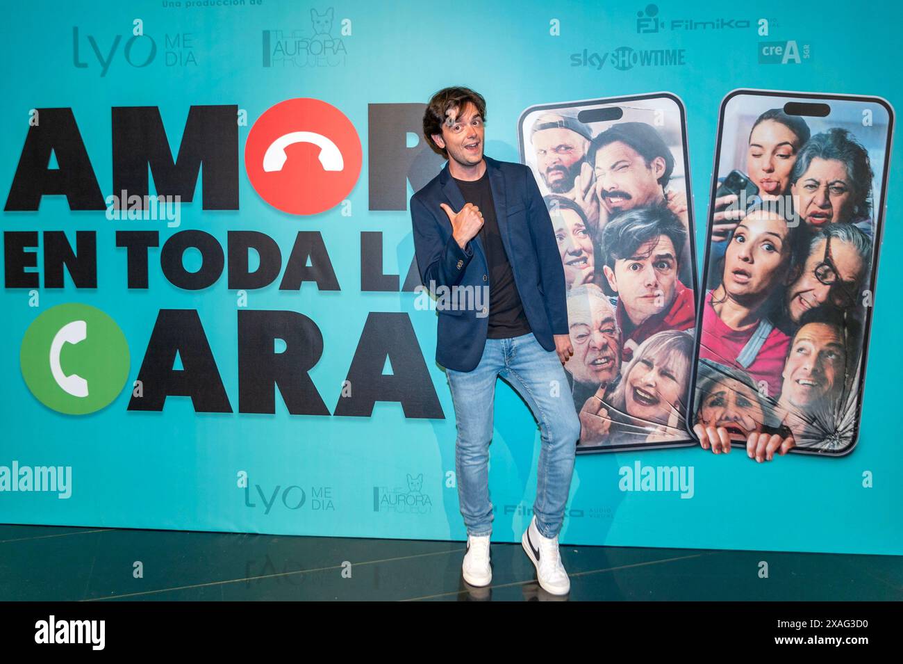 Madrid, Madrid, Spain. 6th June, 2024. GERALD B. FILLMORE, Actor ...