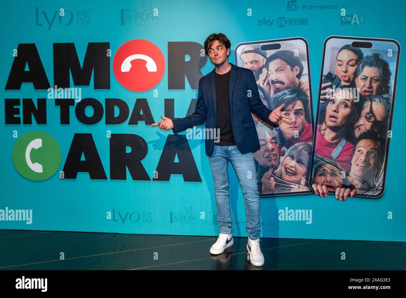 Madrid, Madrid, Spain. 6th June, 2024. GERALD B. FILLMORE, Actor ...