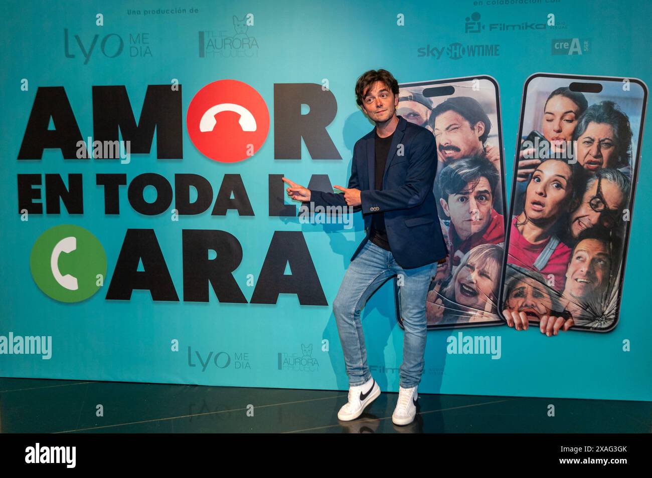 Madrid, Madrid, Spain. 6th June, 2024. GERALD B. FILLMORE, Actor ...