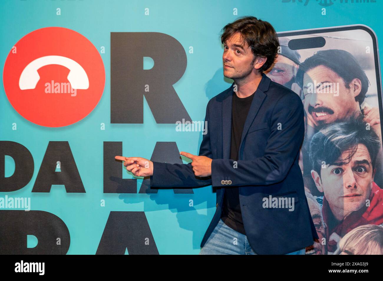 Madrid, Madrid, Spain. 6th June, 2024. GERALD B. FILLMORE, Actor ...