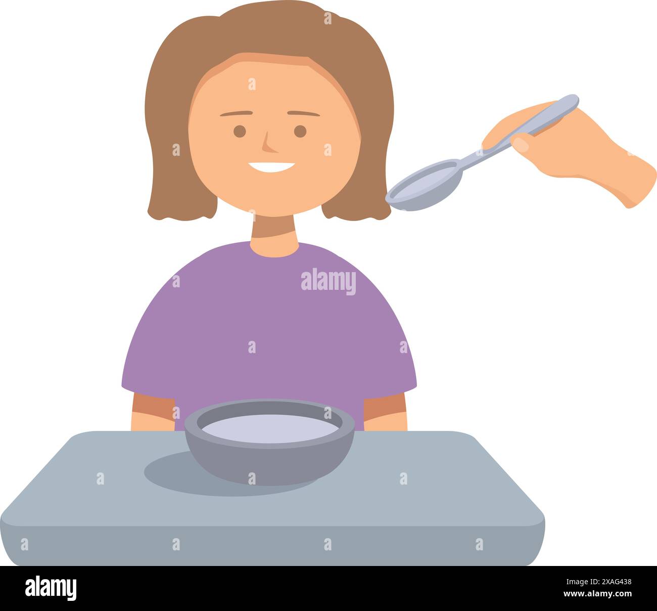 Kind and caring medical professional is assisting a happy patient with ...