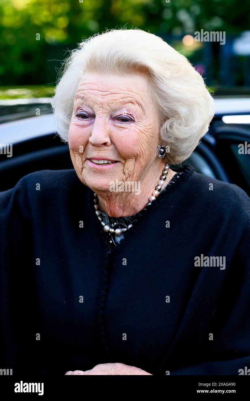 Amsterdam, 06-06-2024 Princess Beatrix of the Netherlands attends the ...