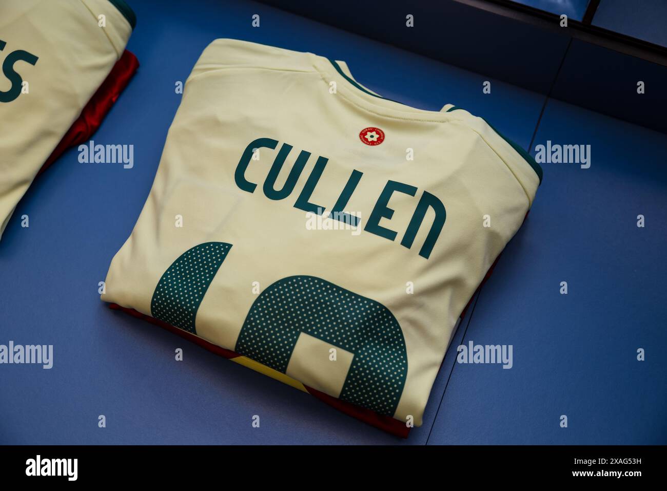 ALGARVE, PORTUGAL - 06 JUNE 2024:Wales' Liam Cullen during the ...