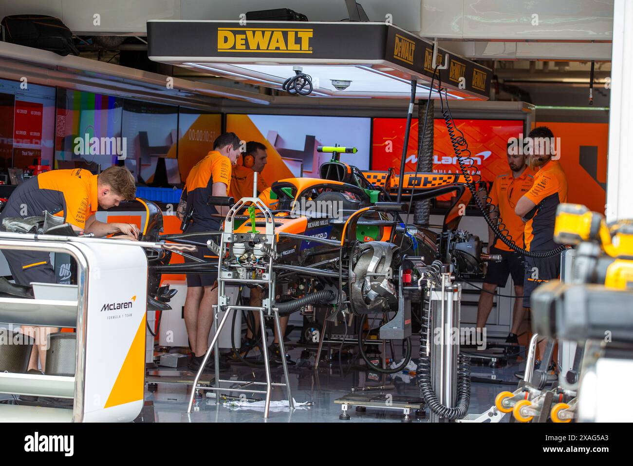 McLaren F1 Team garage during Formula 1 Aws Grand Prix du Canada 2024 ...