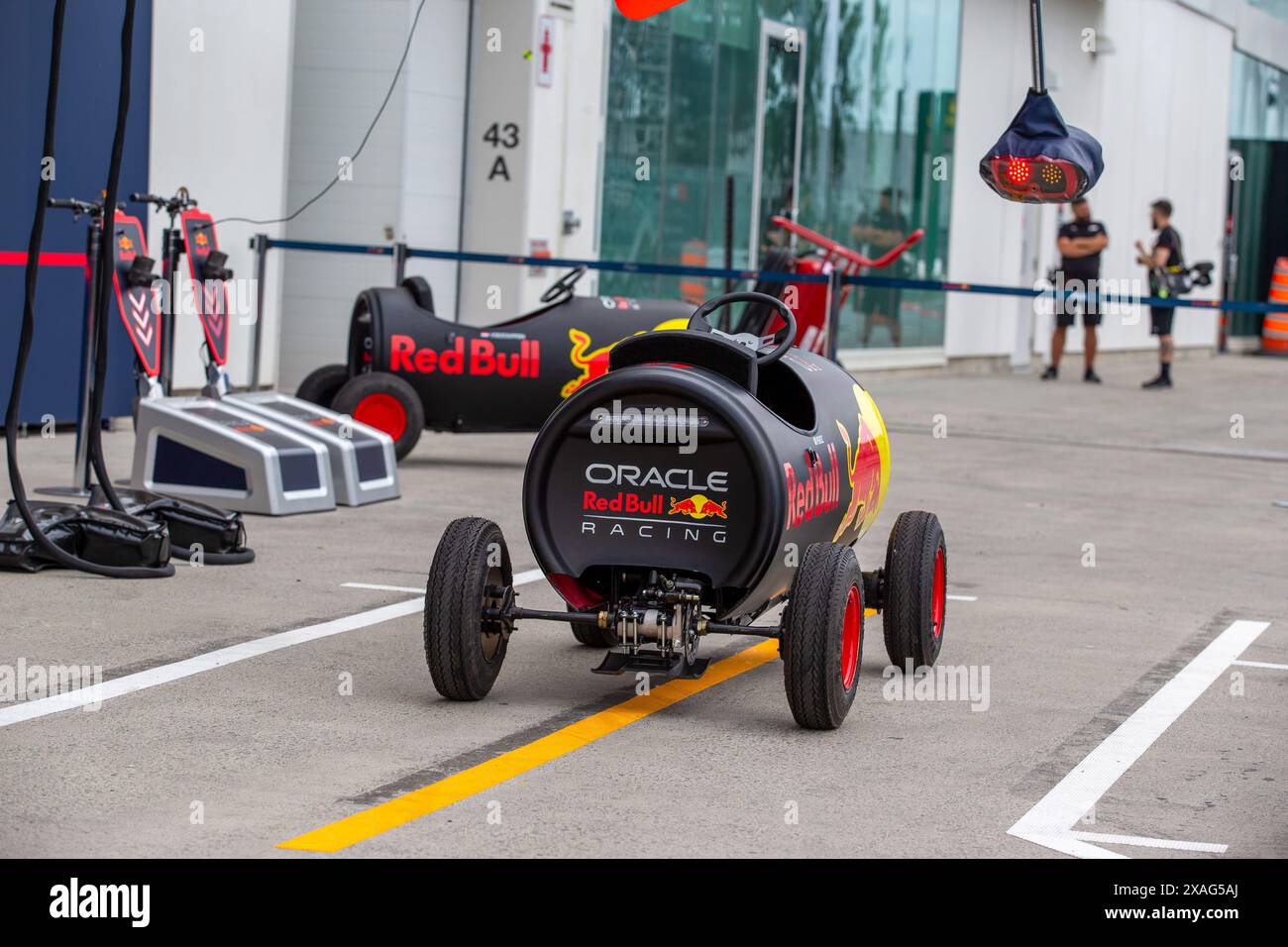 Oracle Red Bull Racing toy car in pitlane during Formula 1 Aws Grand ...