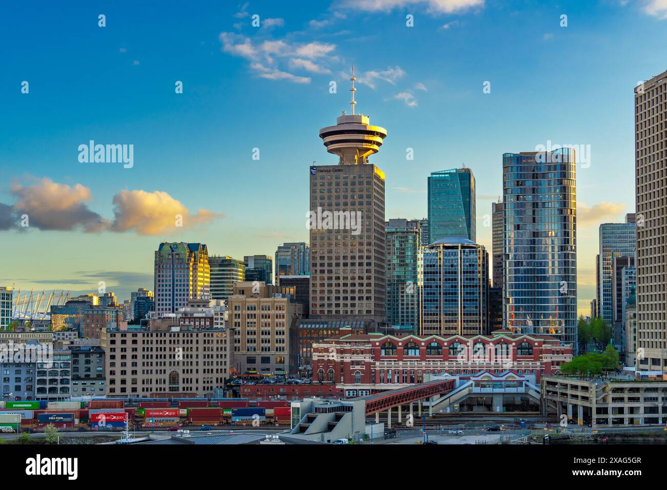 Vancouver, BC, Canada - April 26, 2024: Downtown Vancouver city skyline ...
