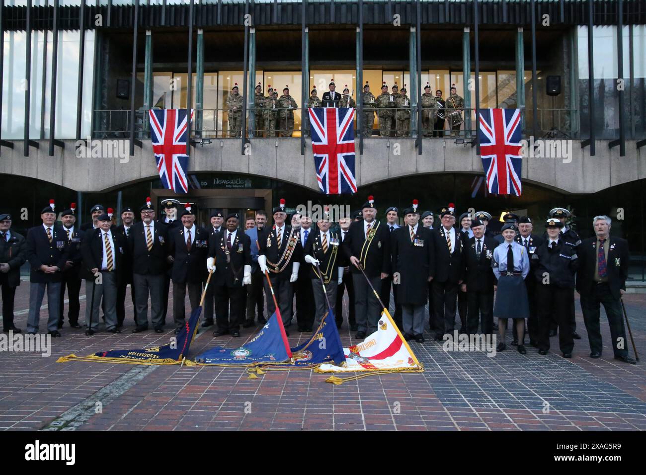Newcastle upon Tyne, UK, 6th June, 2024, Beacons of Peace for 80TH ...