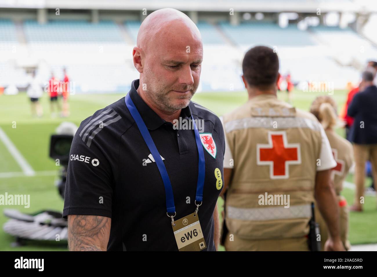 ALGARVE, PORTUGAL - 06 JUNE 2024: Wales’ Head Coach Robert Page during ...