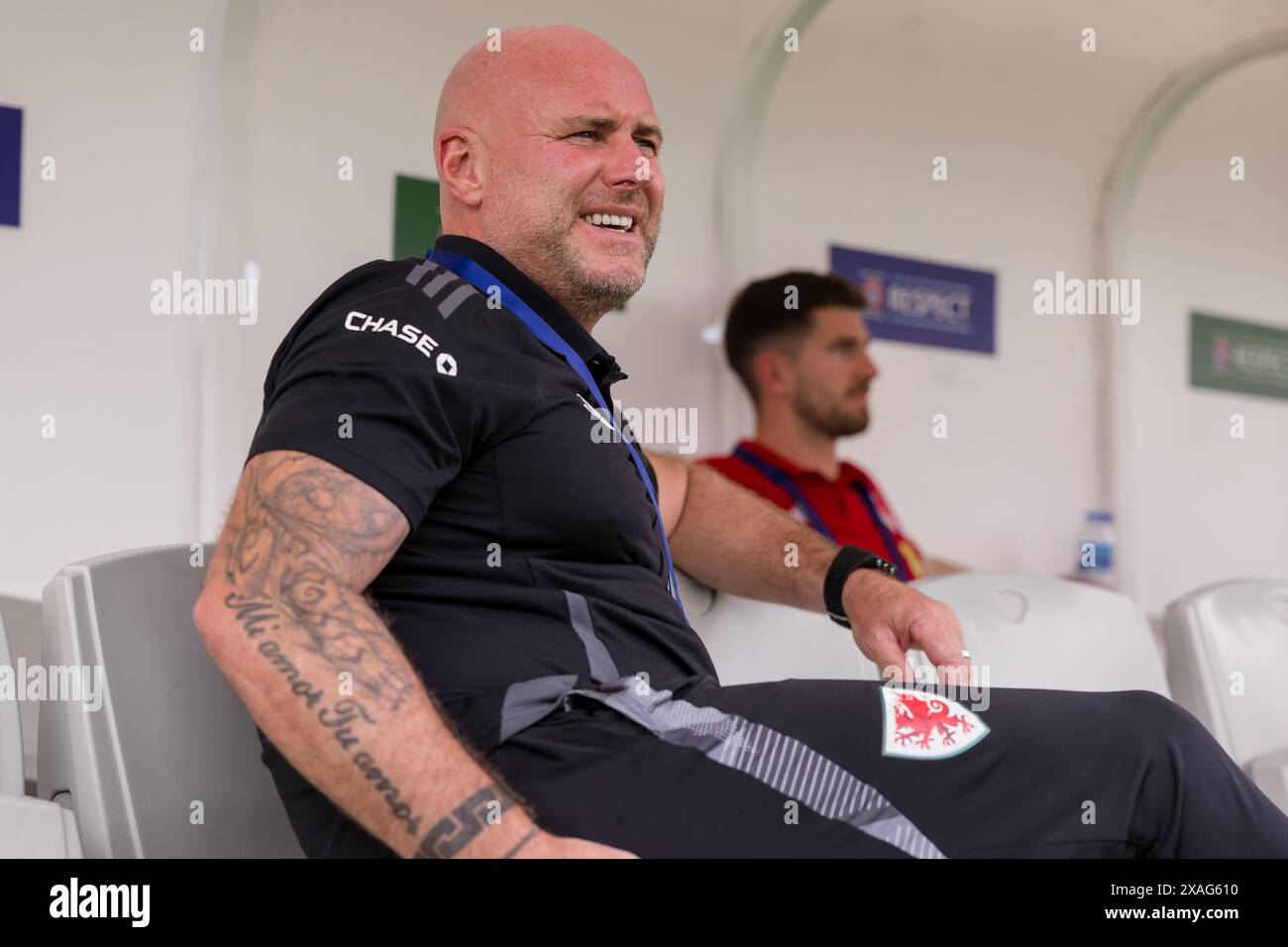 ALGARVE, PORTUGAL - 06 JUNE 2024: Wales’ Head Coach Robert Page during ...