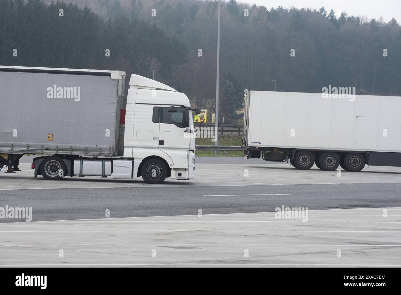 truck for the transportation of freight, vehicle traffic and road ...