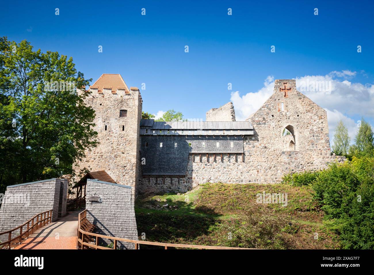 PIcture of the main facade of Sigulda Medieval Castle in Sigulda ...