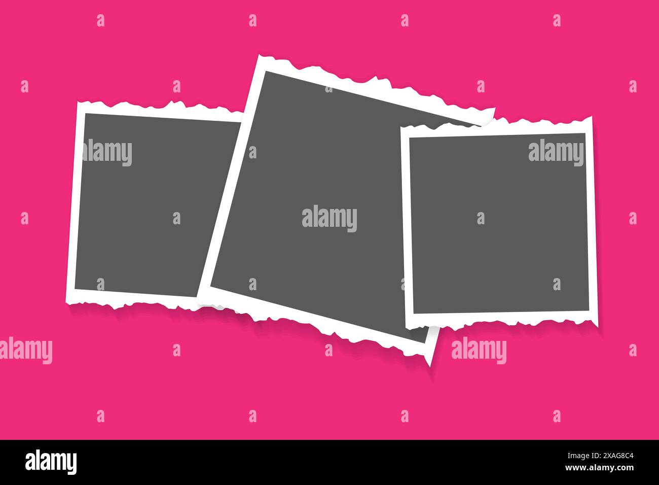 photo collage design beautiful photo frame Stock Vector Image & Art - Alamy