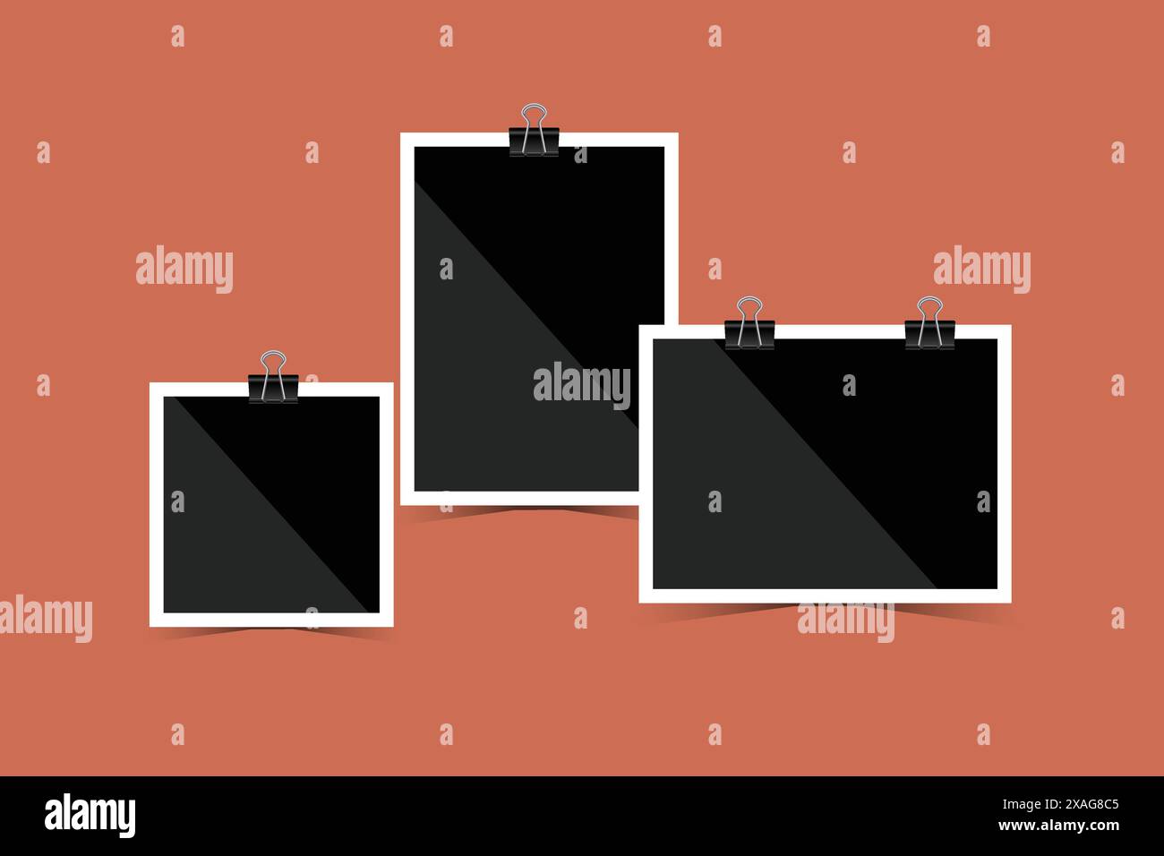 photo collage design beautiful photo frame Stock Vector Image & Art - Alamy