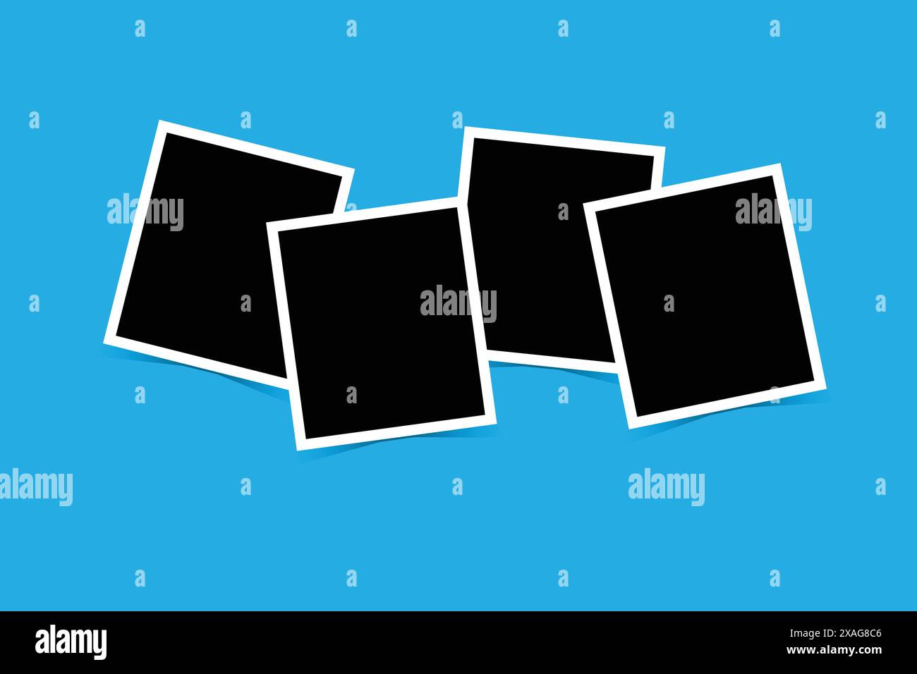 photo collage design beautiful photo frame Stock Vector Image & Art - Alamy