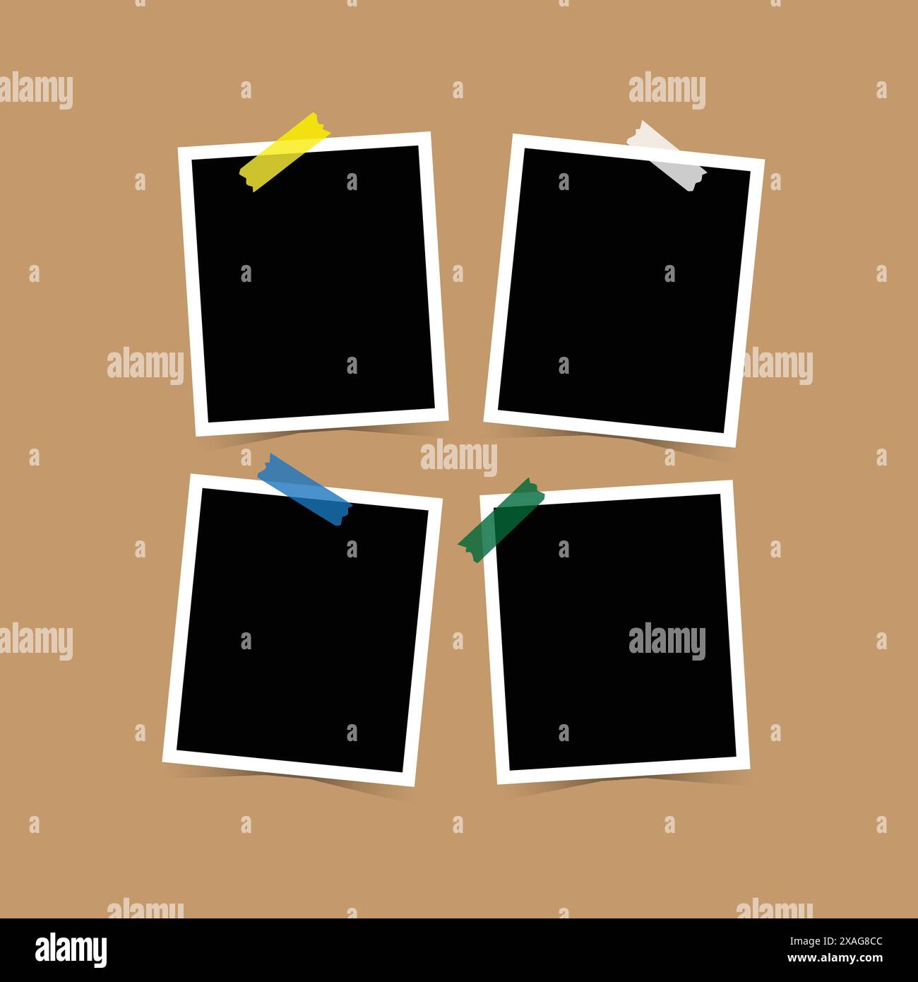 Retro album background collage Stock Vector Images - Alamy