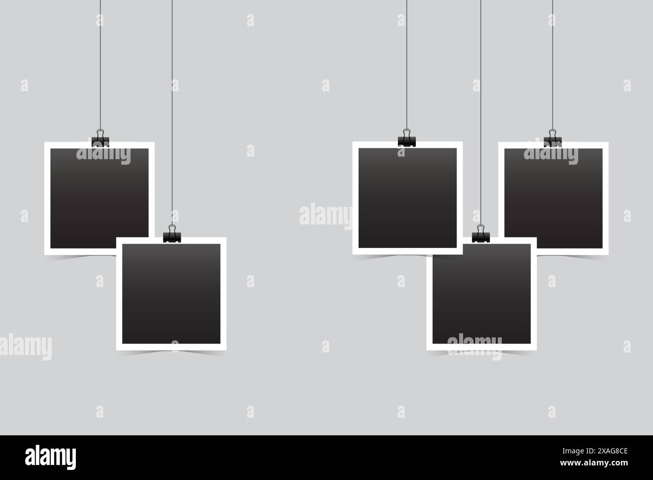 photo collage design beautiful photo frame Stock Vector Image & Art - Alamy