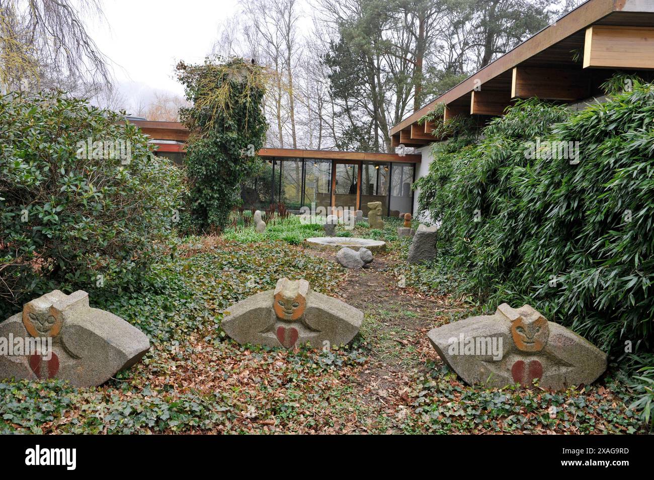 Sculpture, garden, The Louisiana Museum of Modern Art near Copenhagen ...