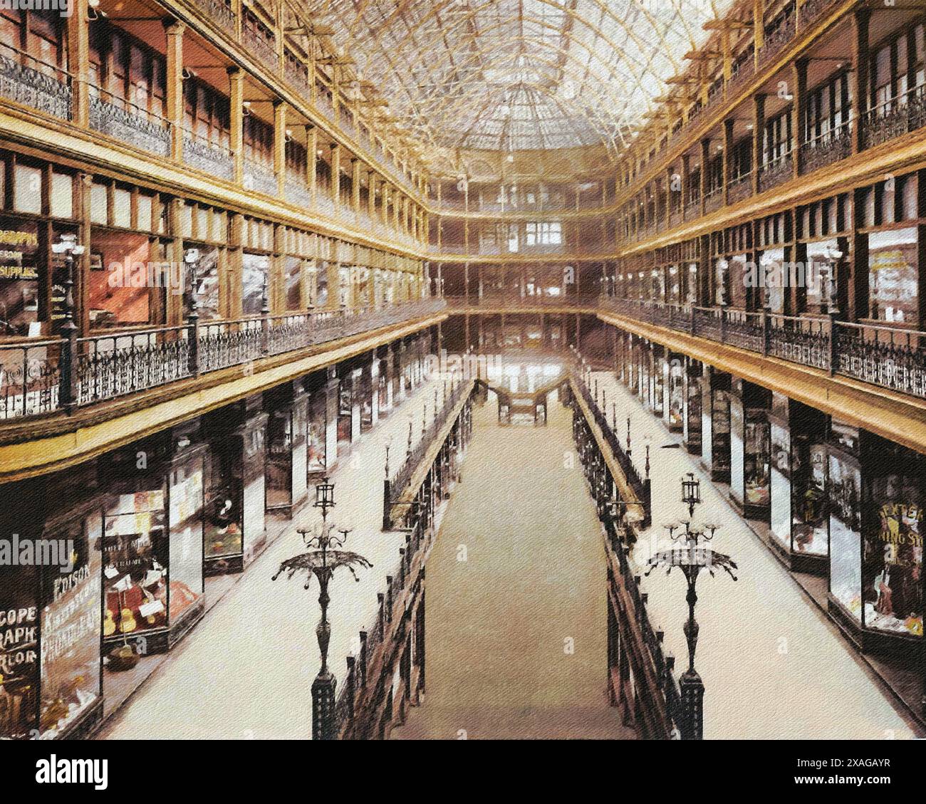 Historic old arcade cleveland ohio hi-res stock photography and images ...