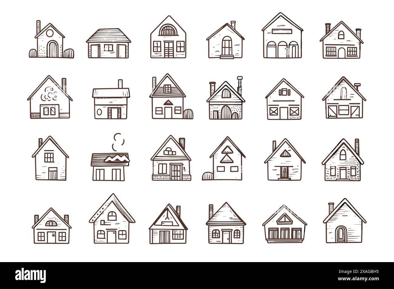 Minimal cozy icons Cut Out Stock Images & Pictures - Alamy