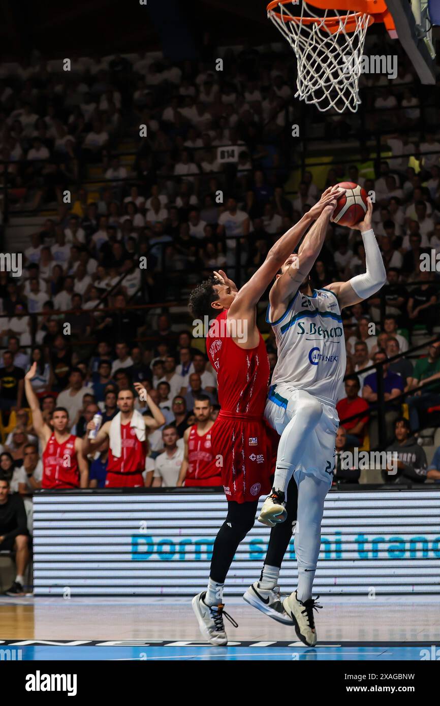 Desio, Italy. 06th June, 2024. Lorenzo Bucarelli (Pallacanestro Cantu ...