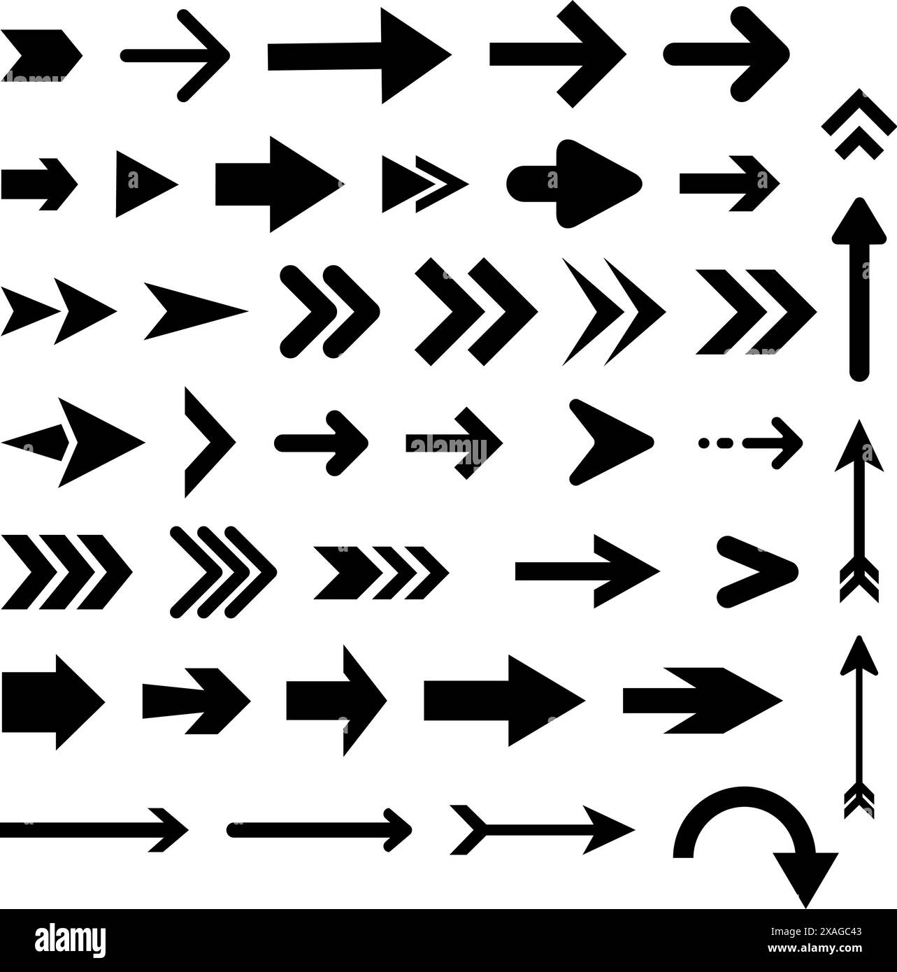 Bold black curved arrow Stock Vector Images - Alamy
