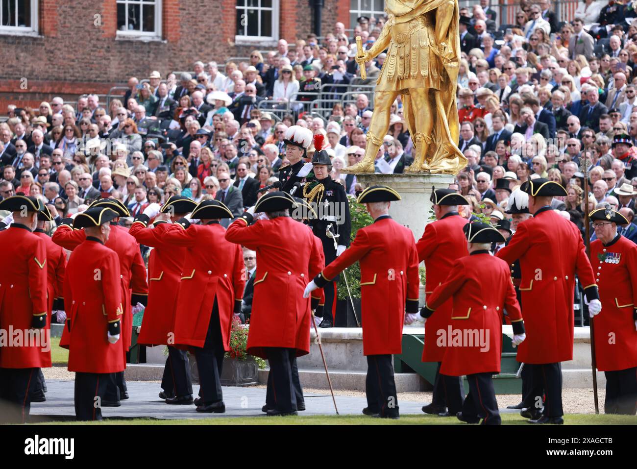 LONDON, ENGLAND - JUNE 06: Princess Anne, Princess Royal attends the ...