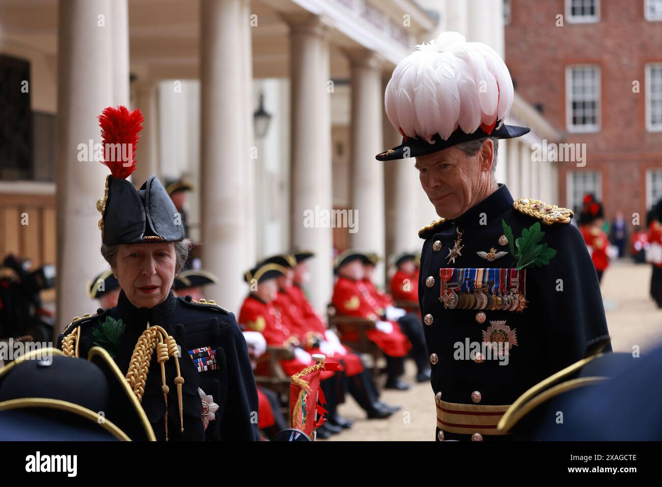LONDON, ENGLAND - JUNE 06: Princess Anne, Princess Royal attends the ...