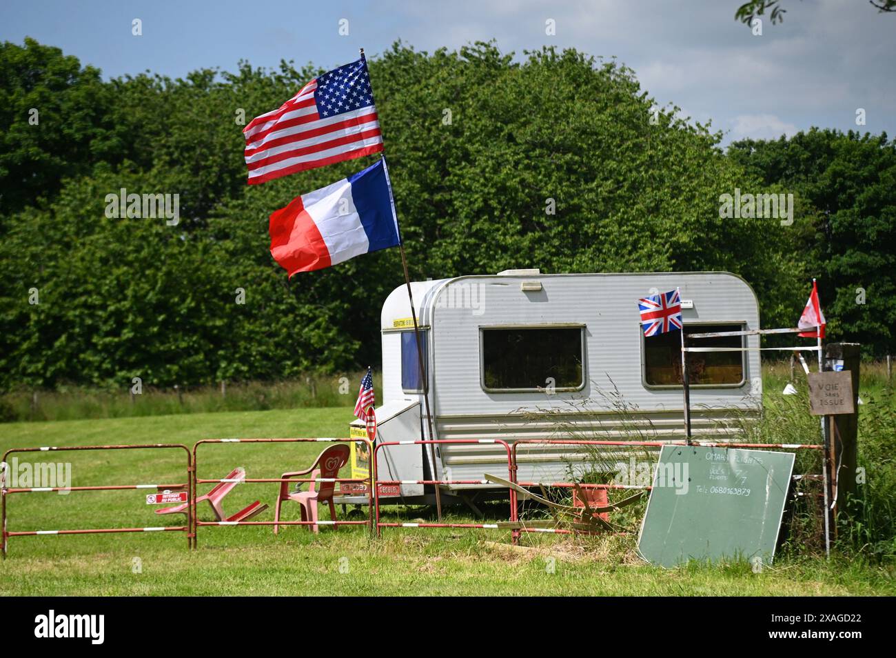 Normandy, France. 05th June, 2024. Festive events dedicated to the 80th ...