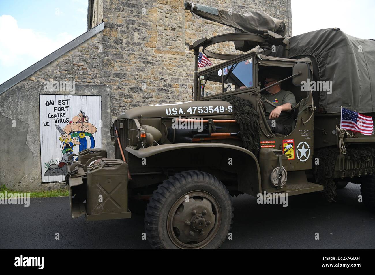Normandy, France. 05th June, 2024. Festive events dedicated to the 80th ...