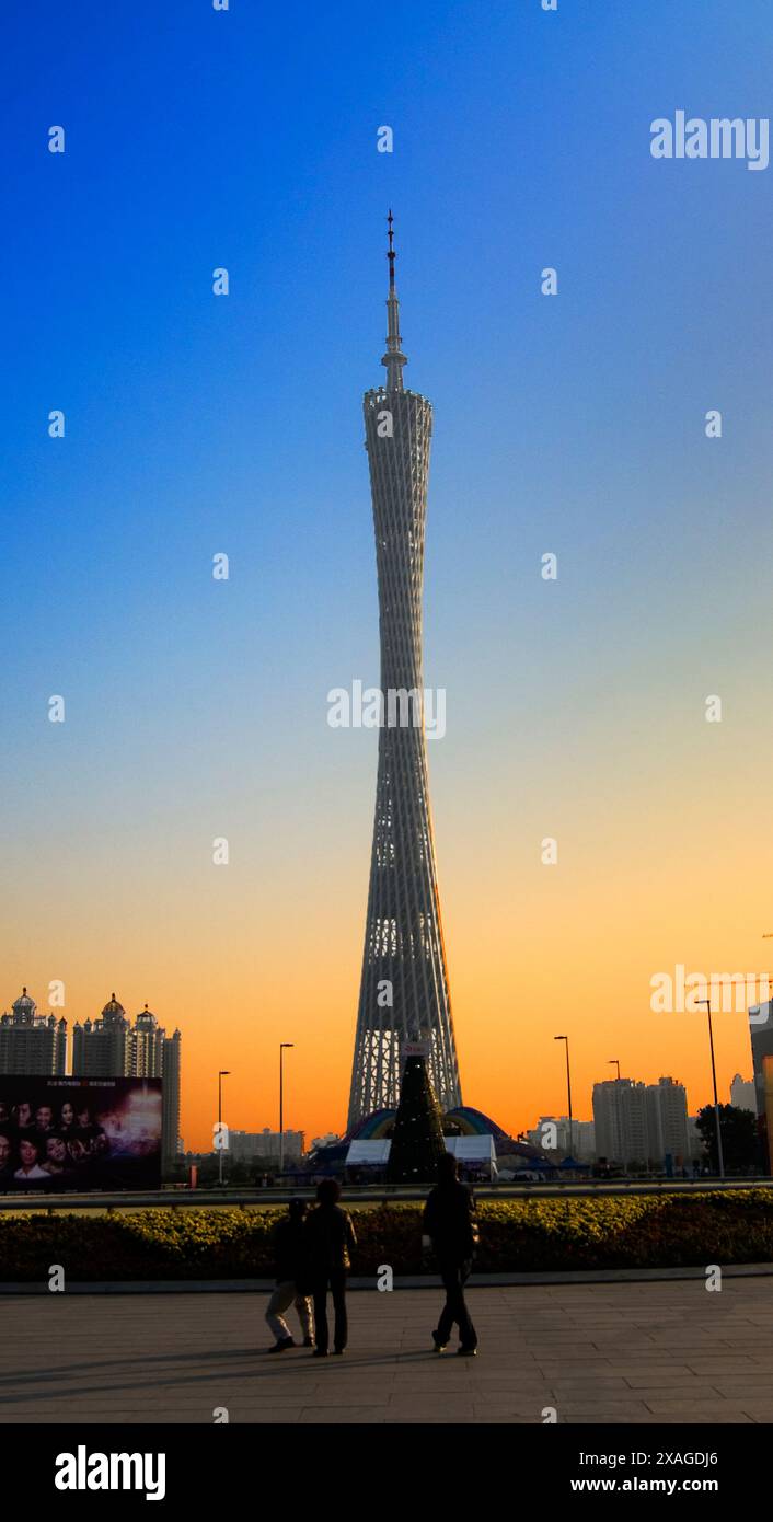 The Canton tower in Guangzhou, China Stock Photo - Alamy