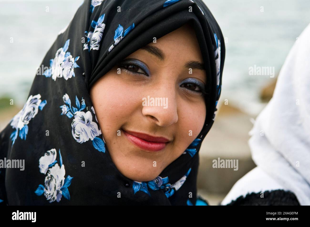 Portrait Of An Egyptian Beauty Taken In Alexandria Egypt Stock Photo
