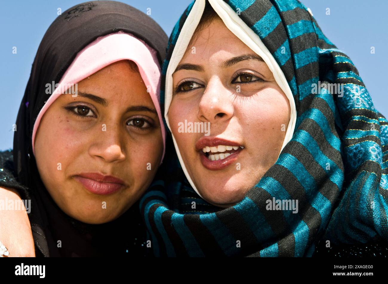 Portrait of Egyptian beauties. Photo taken in Alexandria, Egypt Stock ...
