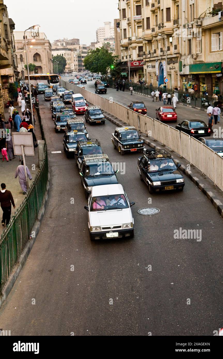 Heavy traffic in Cairo, Egypt Stock Photo - Alamy