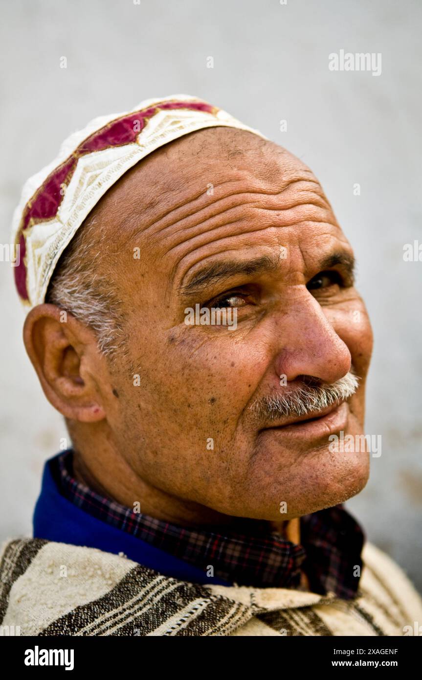 Portrait of a Moroccan man taken in Casablanca, Morocco Stock Photo - Alamy