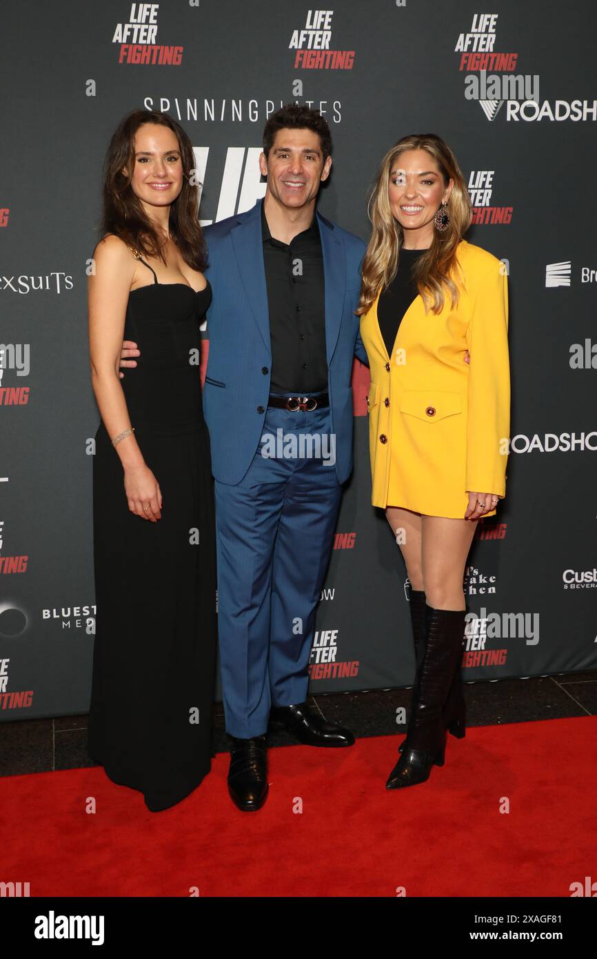 Sydney, Australia. 6th June 2024. L-R: Cassie Howarth, Bren Foster and ...