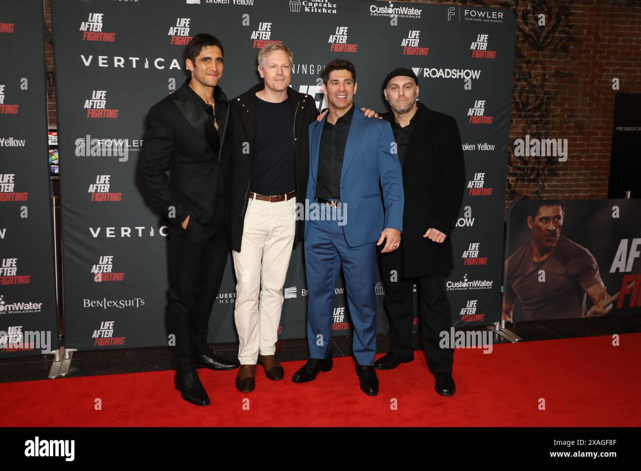 Sydney, Australia. 6th June 2024. L-R: Ethan Brown, Luke Ford, Bren ...