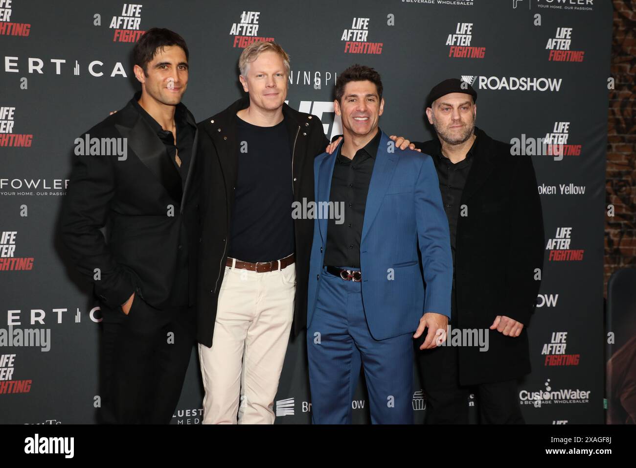 Sydney, Australia. 6th June 2024. L-R: Ethan Brown, Luke Ford, Bren ...