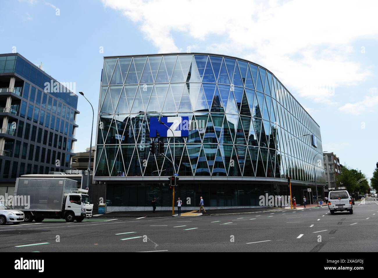 The modern NZI centre building in Auckland, New Zealand Stock Photo - Alamy