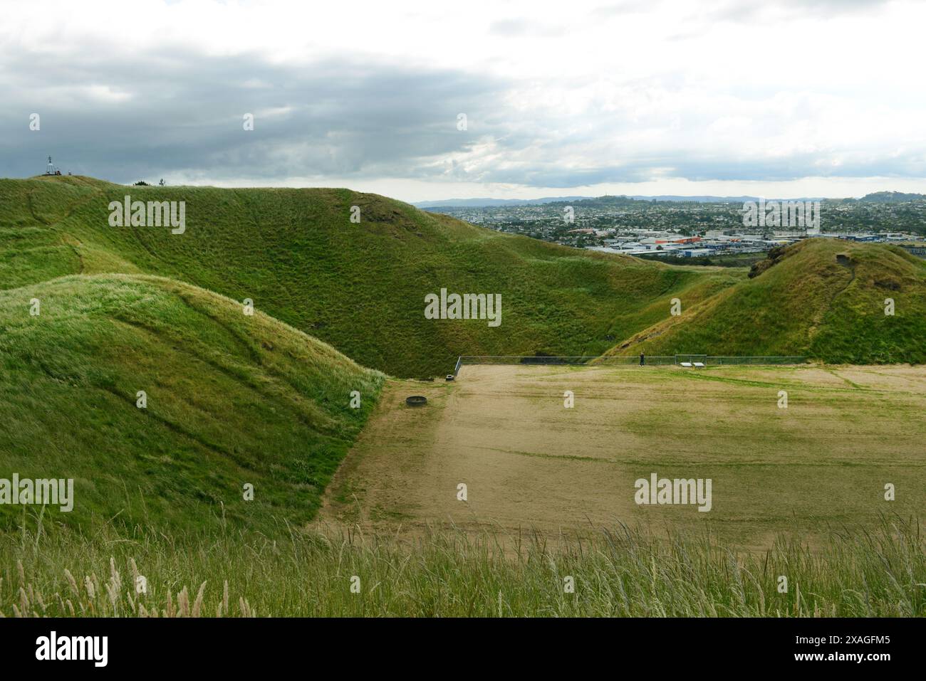Maungarei / Mount Wellington is a 135-metre high volcanic peak of the ...