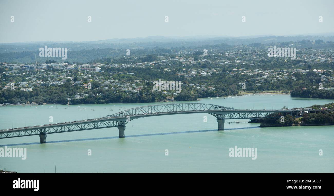 Auckland tower bridge hi-res stock photography and images - Alamy