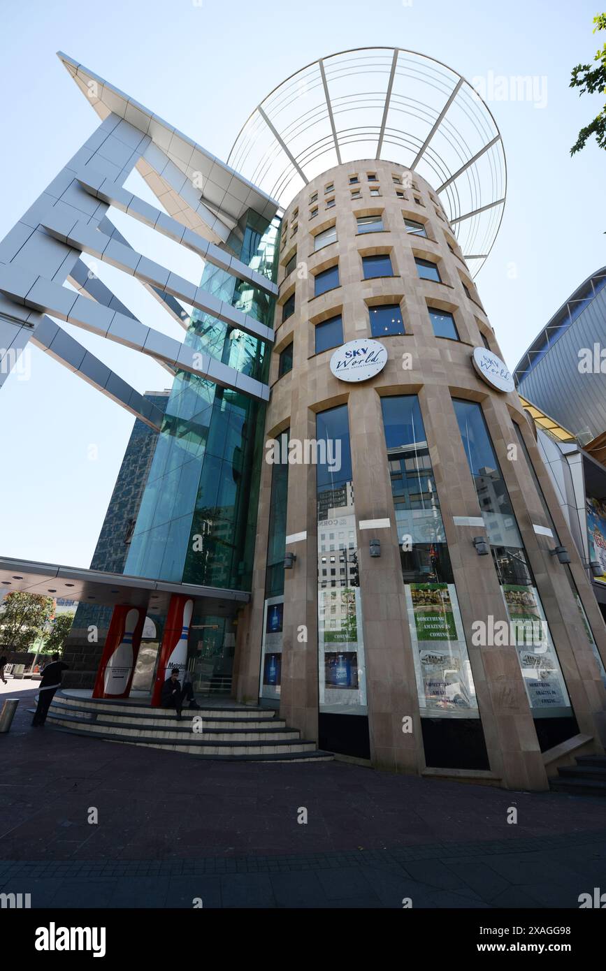 The Sky World Indoor Entertainment mall in Auckland, New Zealand Stock ...
