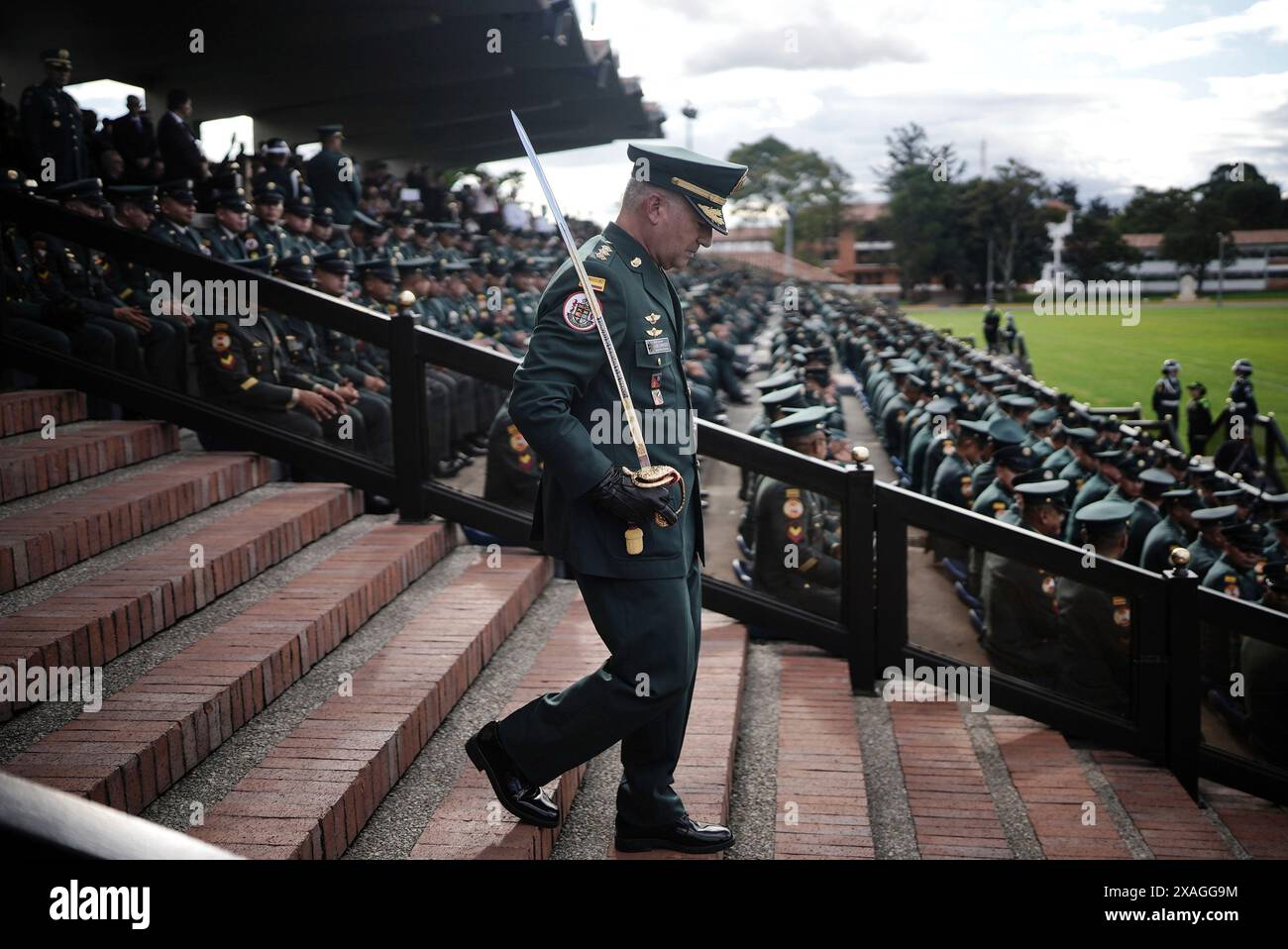 Gen. Luis Emilio Cardozo attends his swearing-in ceremony as the new ...