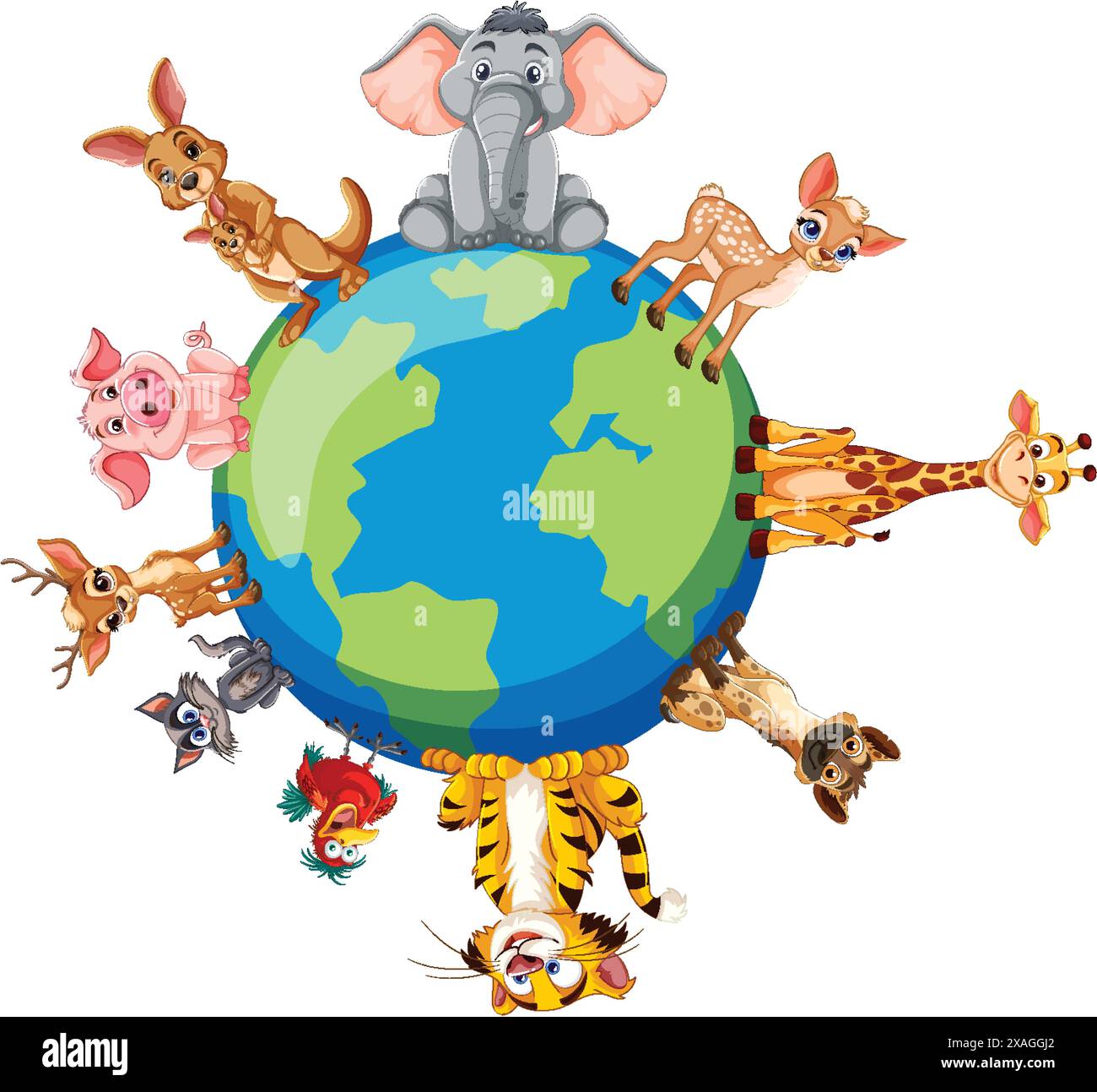 Tiger globe Cut Out Stock Images & Pictures - Alamy