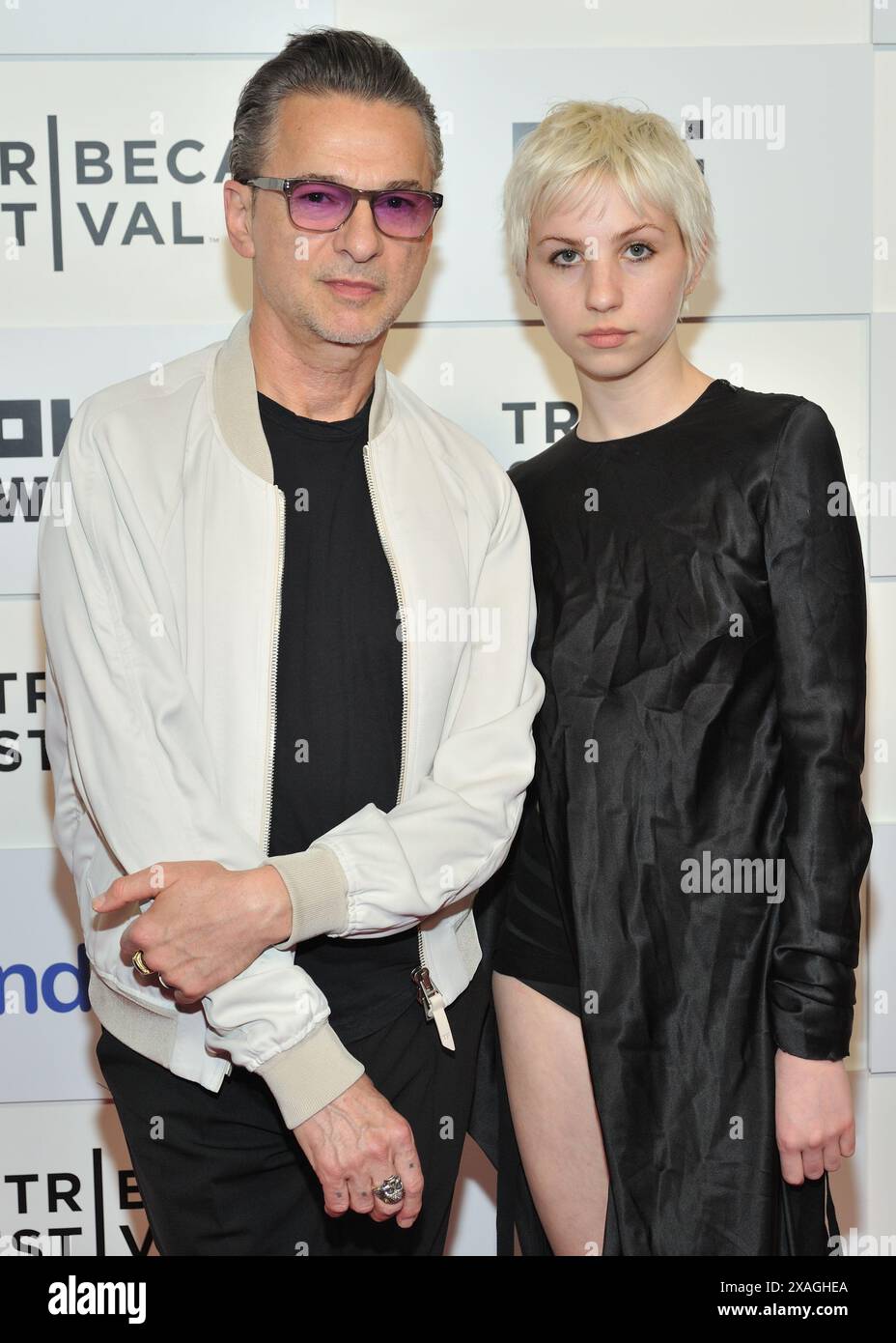 New York, USA. 06th June, 2024. L-R: Dave Gahan and Stella Rose Gahan ...