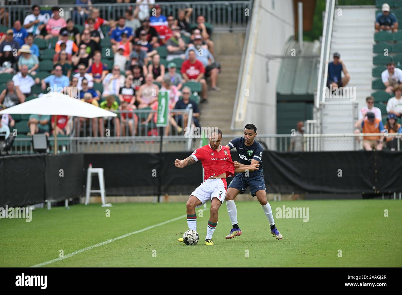 Cary, North Carolina, USA. 6th June, 2024. Wrexham Red Dragons ...